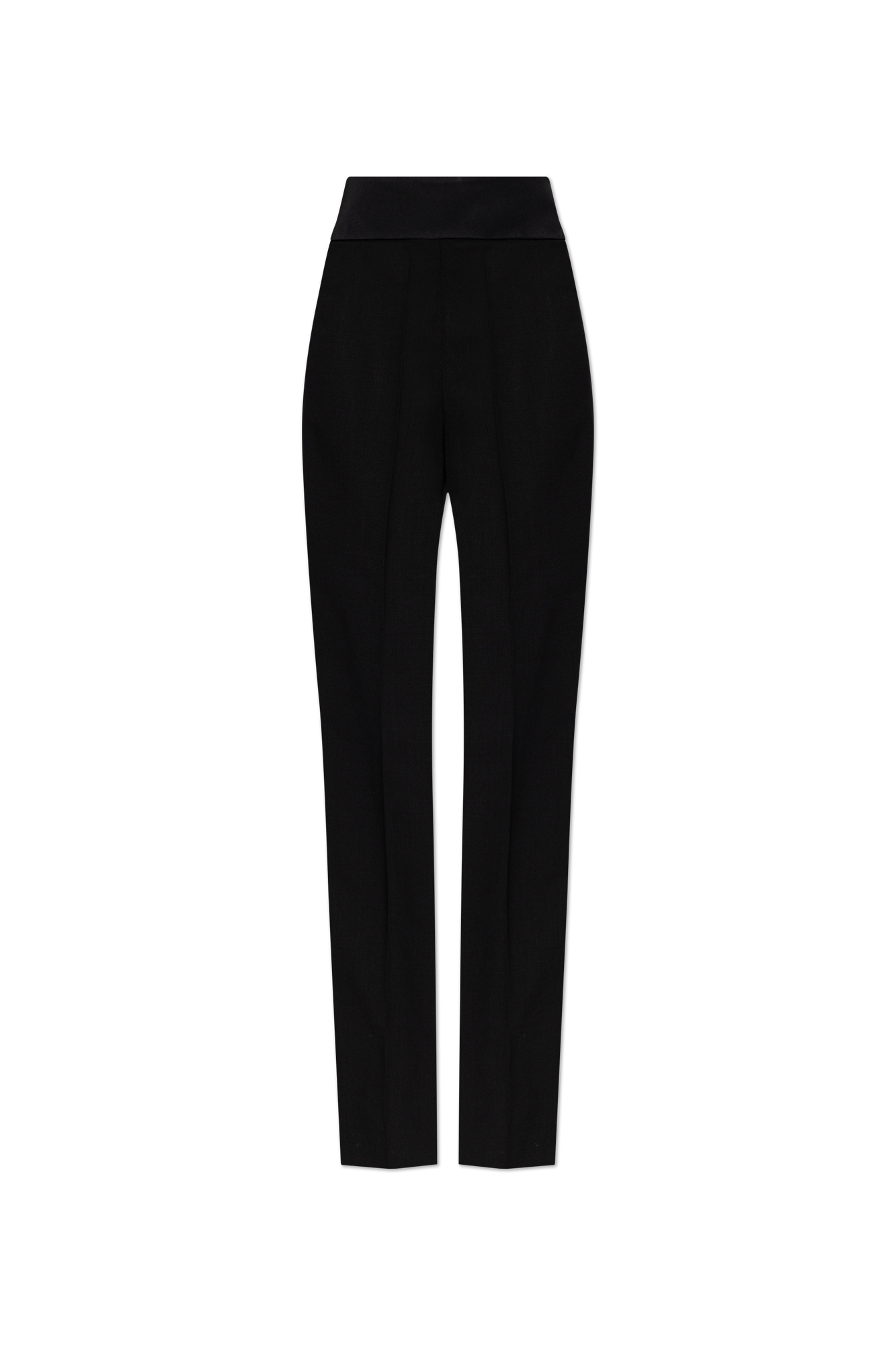 EMPORIO ARMANI glitter polka dot velvet long sleeve blouse