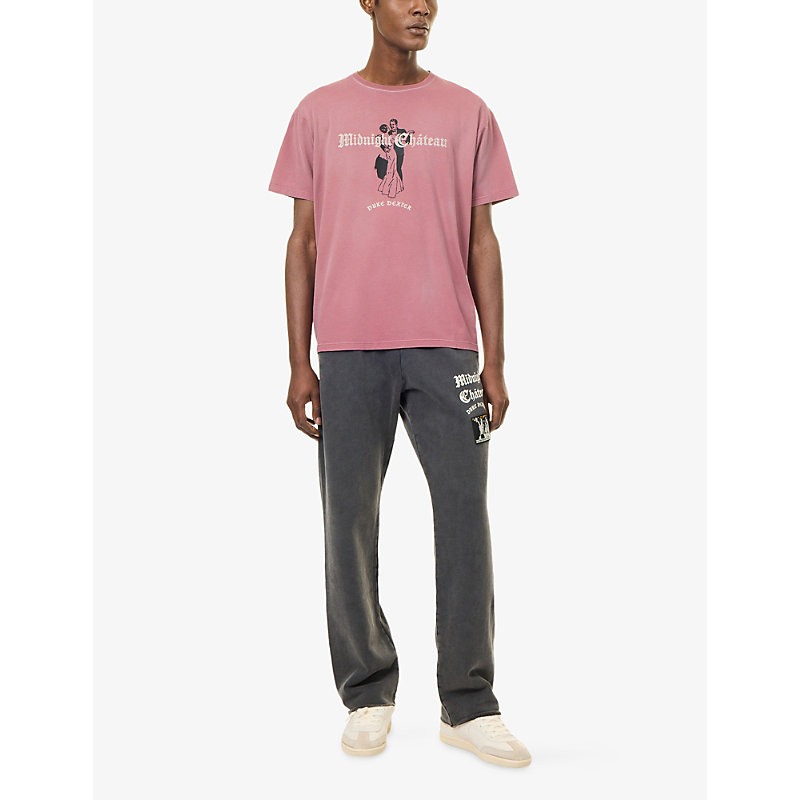 DUKE + DEXTER mc dancers graphic-print cotton t-shirt m