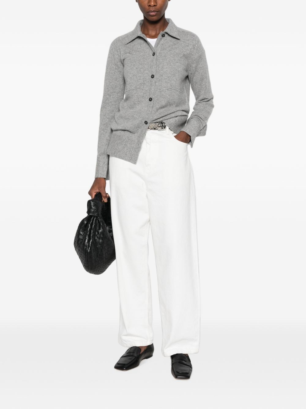 TOTÊME TOTEME Cashmere Shirt with Classic Collar