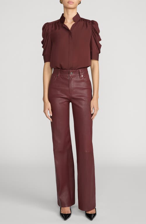 FRAME FRAME Leather Slim Palazzo Pants