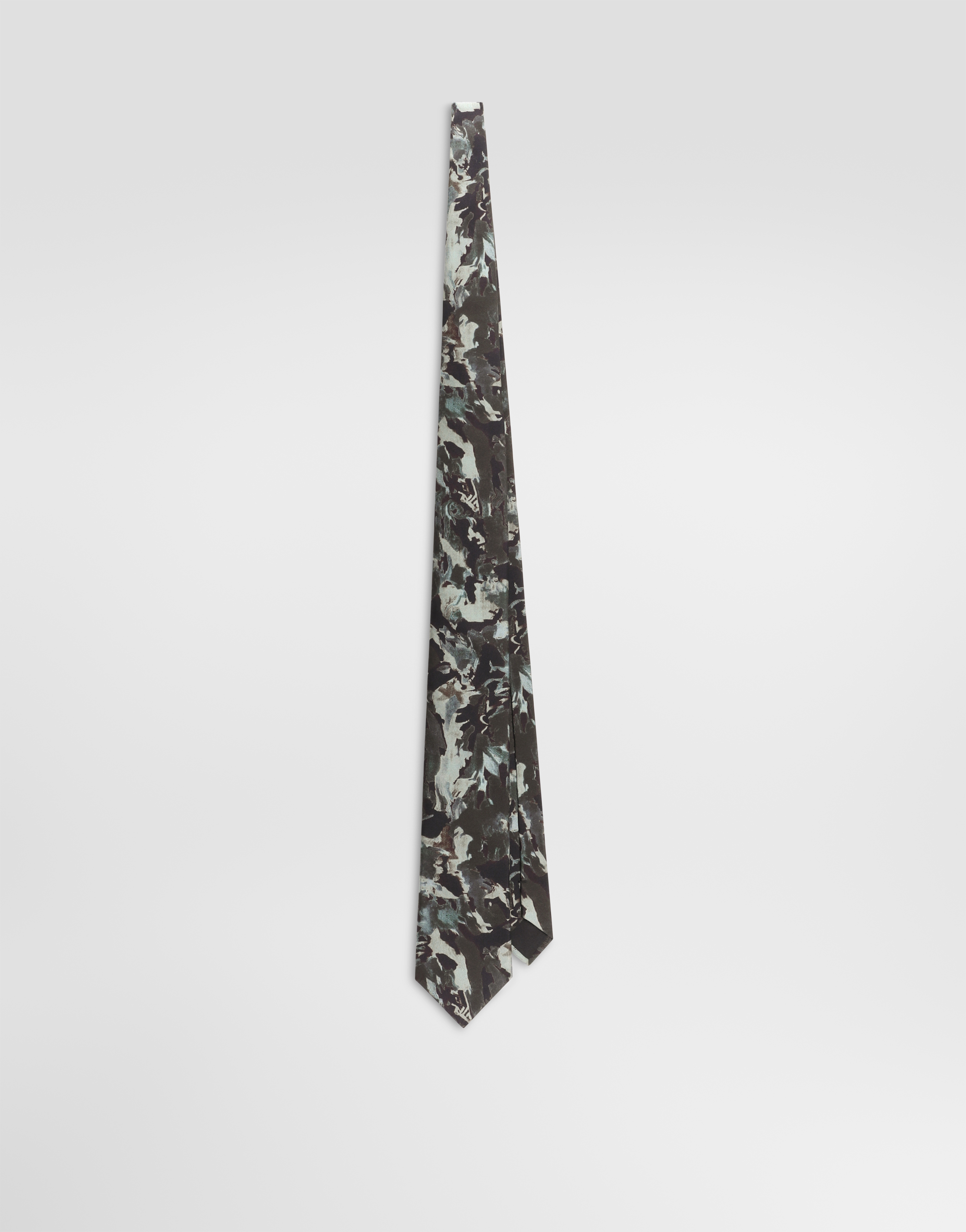 DOLCE & GABBANA Dolce & Gabbana Abstract Print Twill Neck Tie