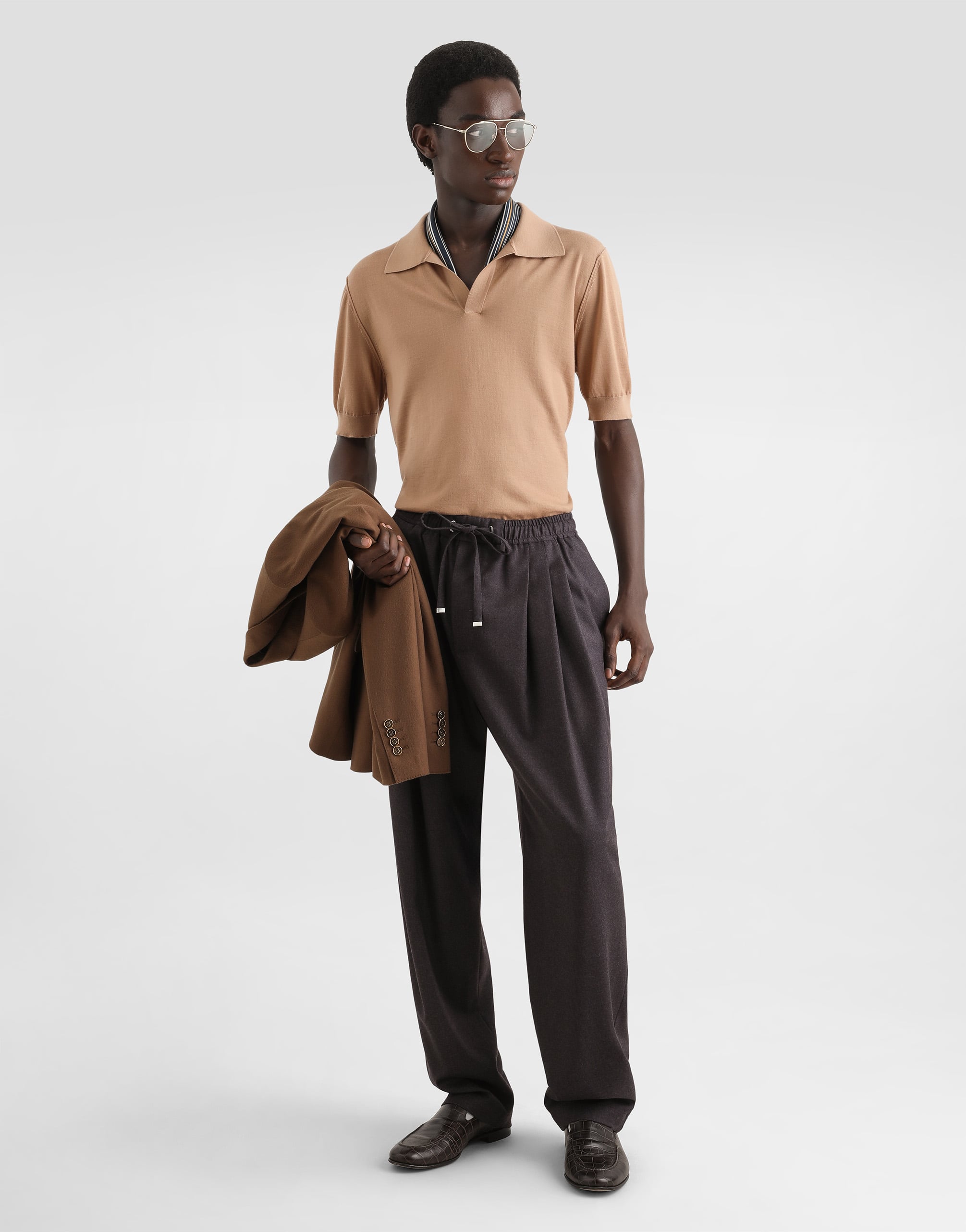 DOLCE & GABBANA cashmere polo shirt