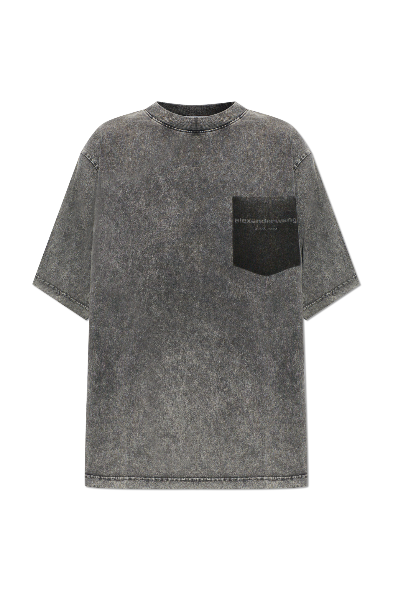 ALEXANDER WANG Alexander Wang Oversized Logo Pocket T-Shirt