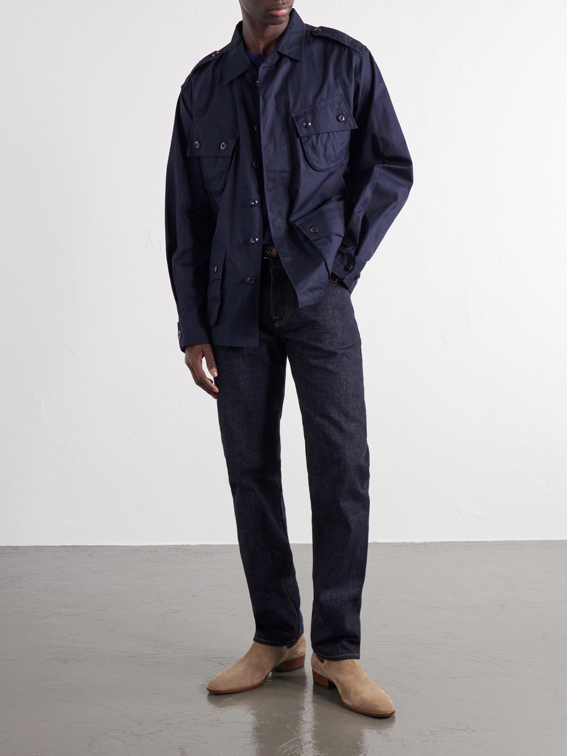 FORTELA FORTELA Jungle Cotton-Gabardine Jacket