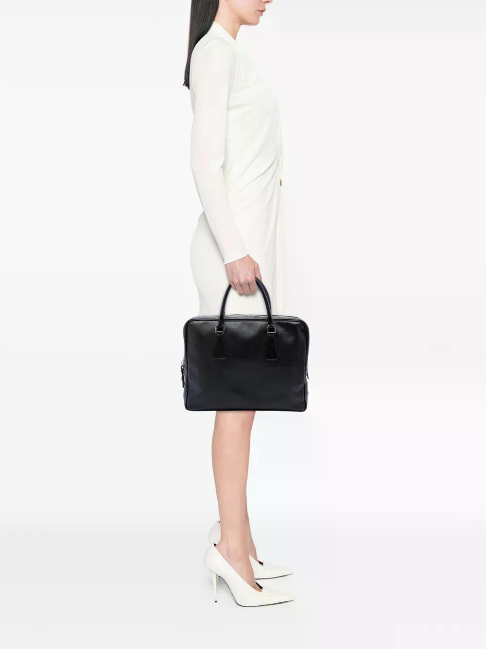 PRADA Prada Saffiano Leather Business Bag