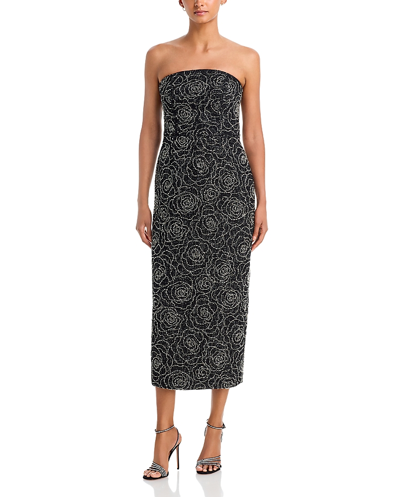 MILLY Milly Strapless Embellished Dress