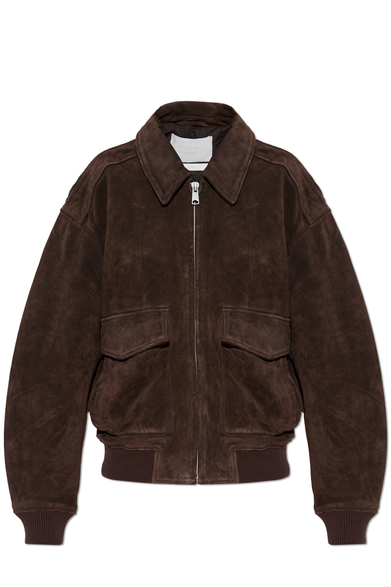 CITIZENS OF HUMANITY Citizens of Humanity 'Vivienne' Suede Bomber Jacket