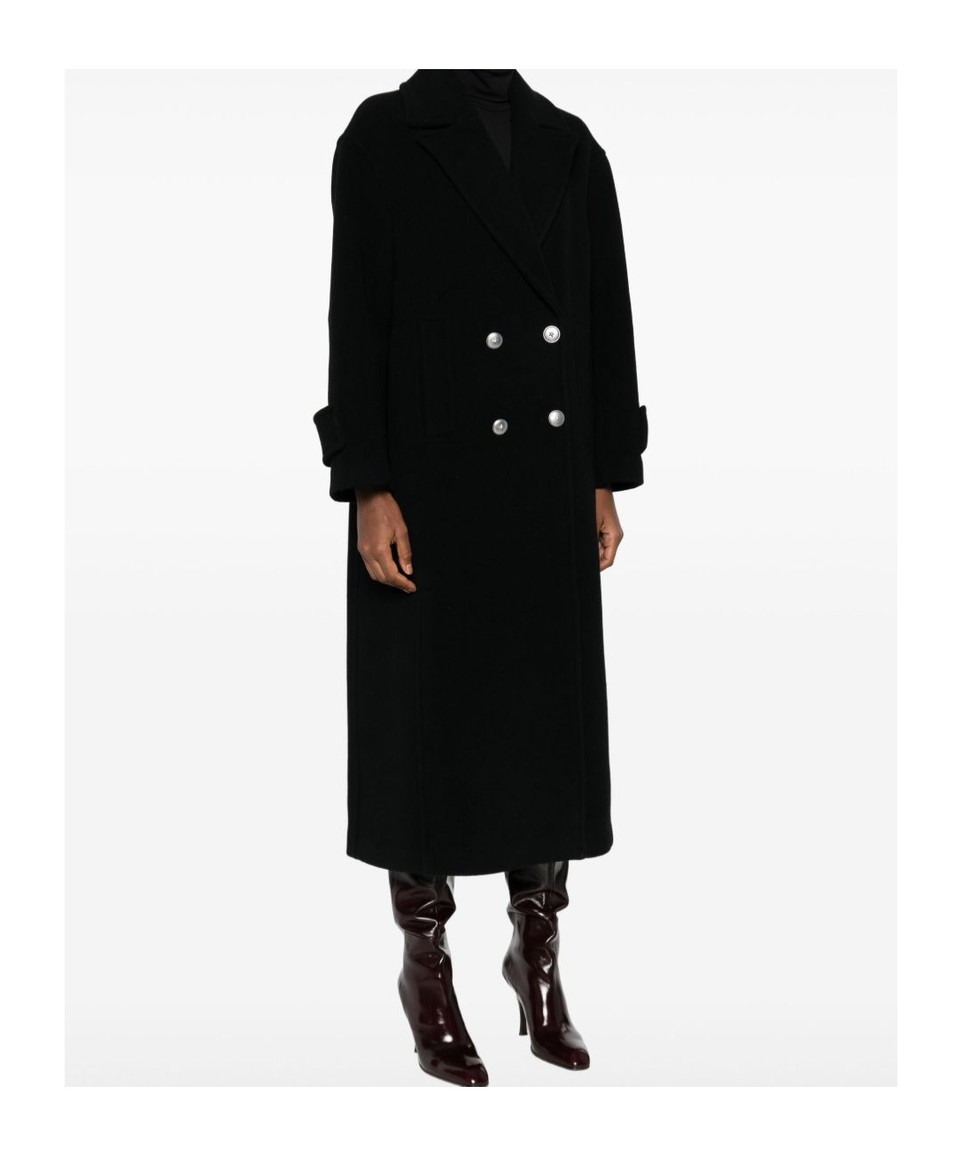PINKO Pinko Double-Breasted Lapel Coat
