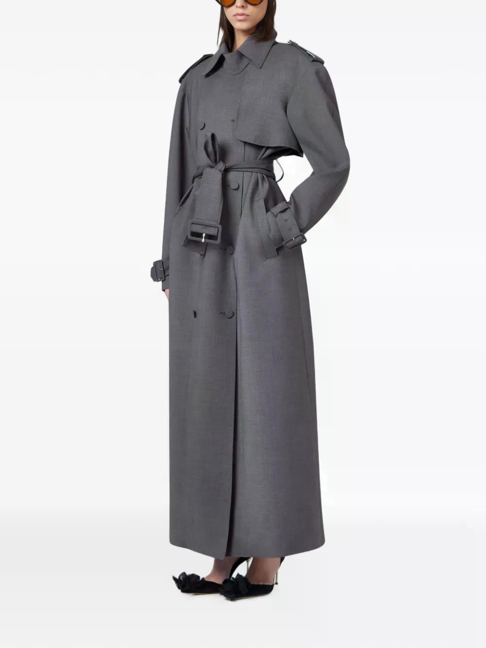 GIUSEPPE DI MORABITO Giuseppe Di Morabito Double-Breasted Belted Trench Coat