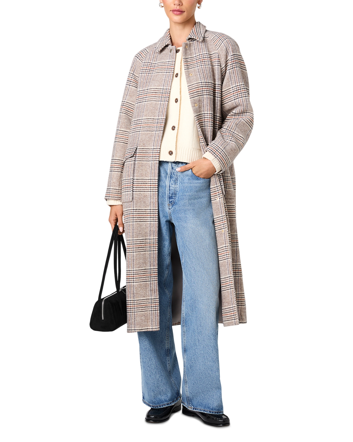 FRENCH CONNECTION French Connection Sutton Plaid Coat