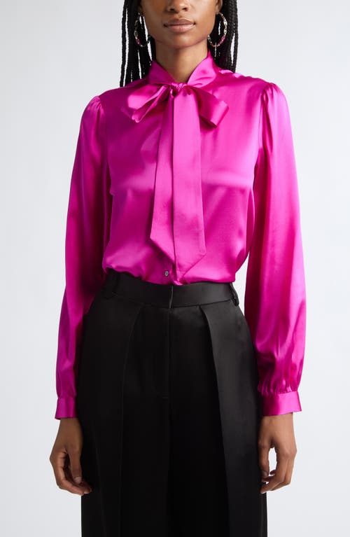 RAMY BROOK RAMY BROOK Silk Blend Tie Neck Shirt