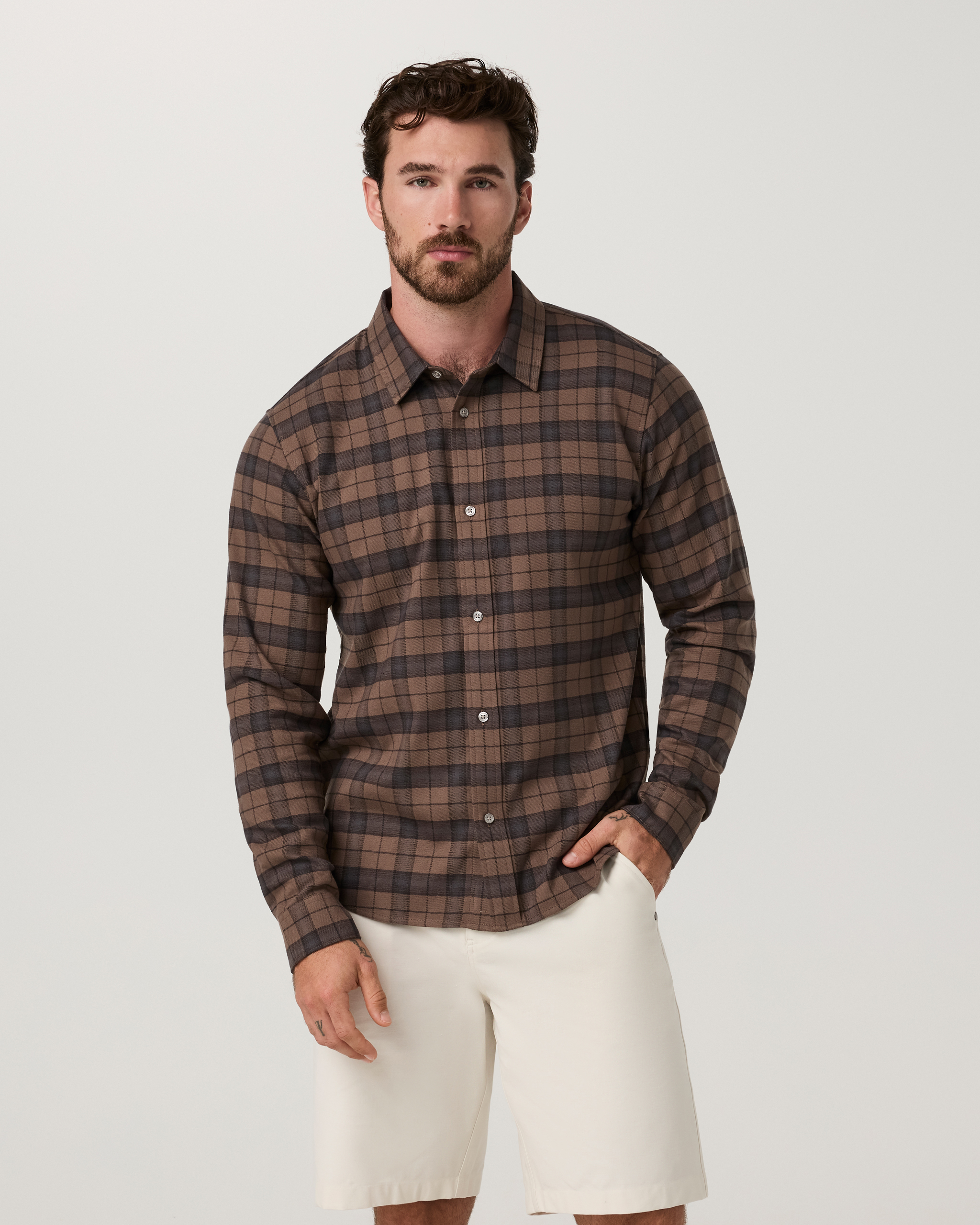 VUORI VUORI Long Sleeve Flannel Shirt