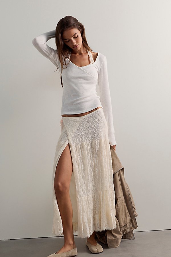 FREE PEOPLE FREE PEOPLE Lace Maxi Skirt