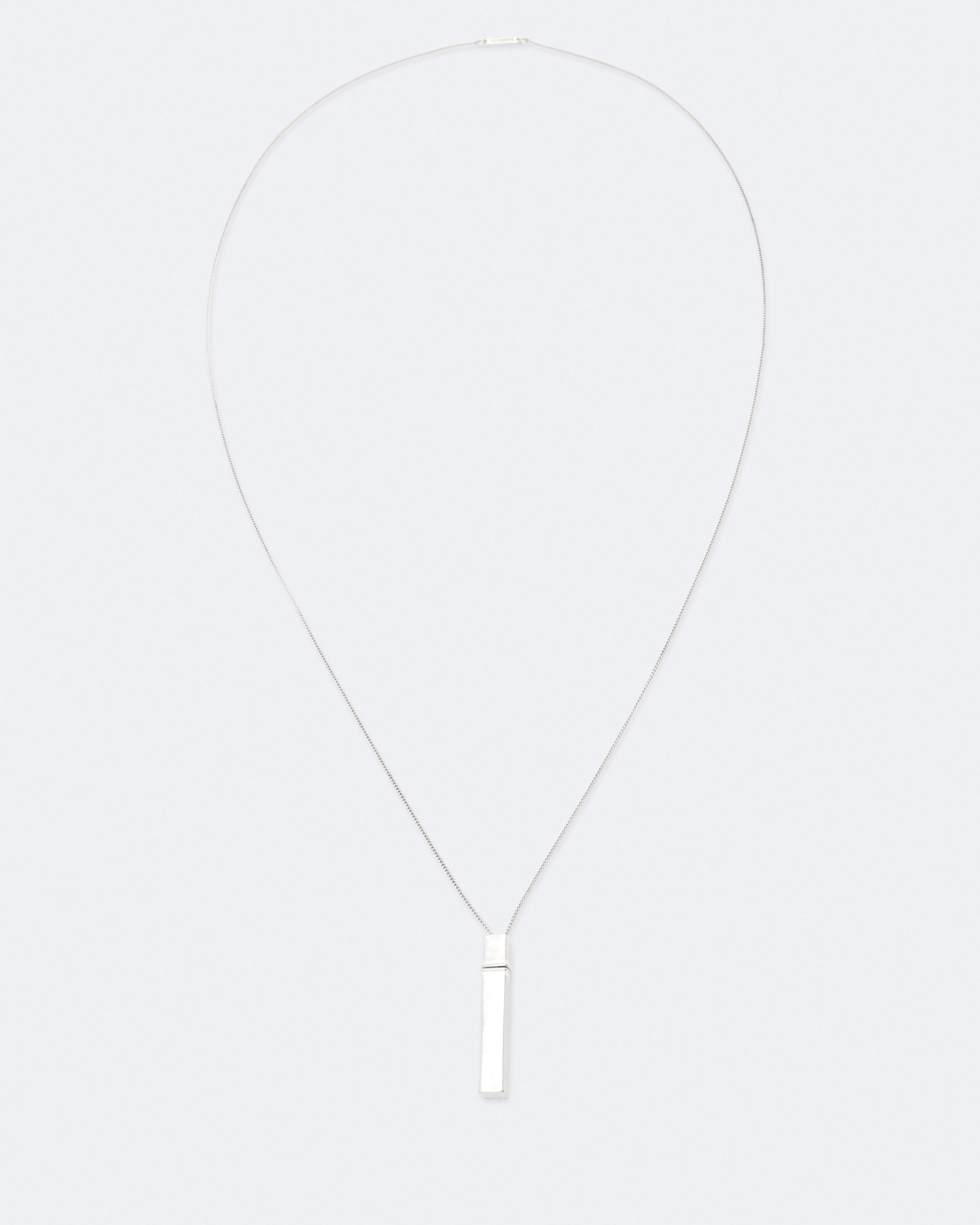 ALEXANDER WANG Oversized Button-Down Shirt with Necklace