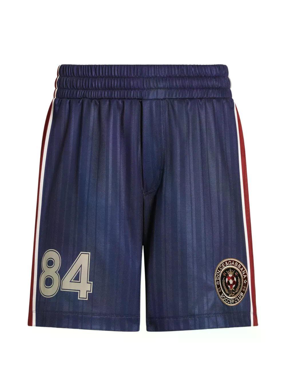 DOLCE & GABBANA Dolce & Gabbana Striped Jersey Bermuda Shorts