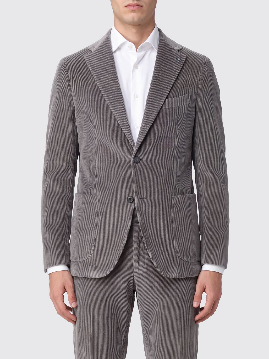 TAGLIATORE Tagliatore Single Breasted Corduroy Jacket