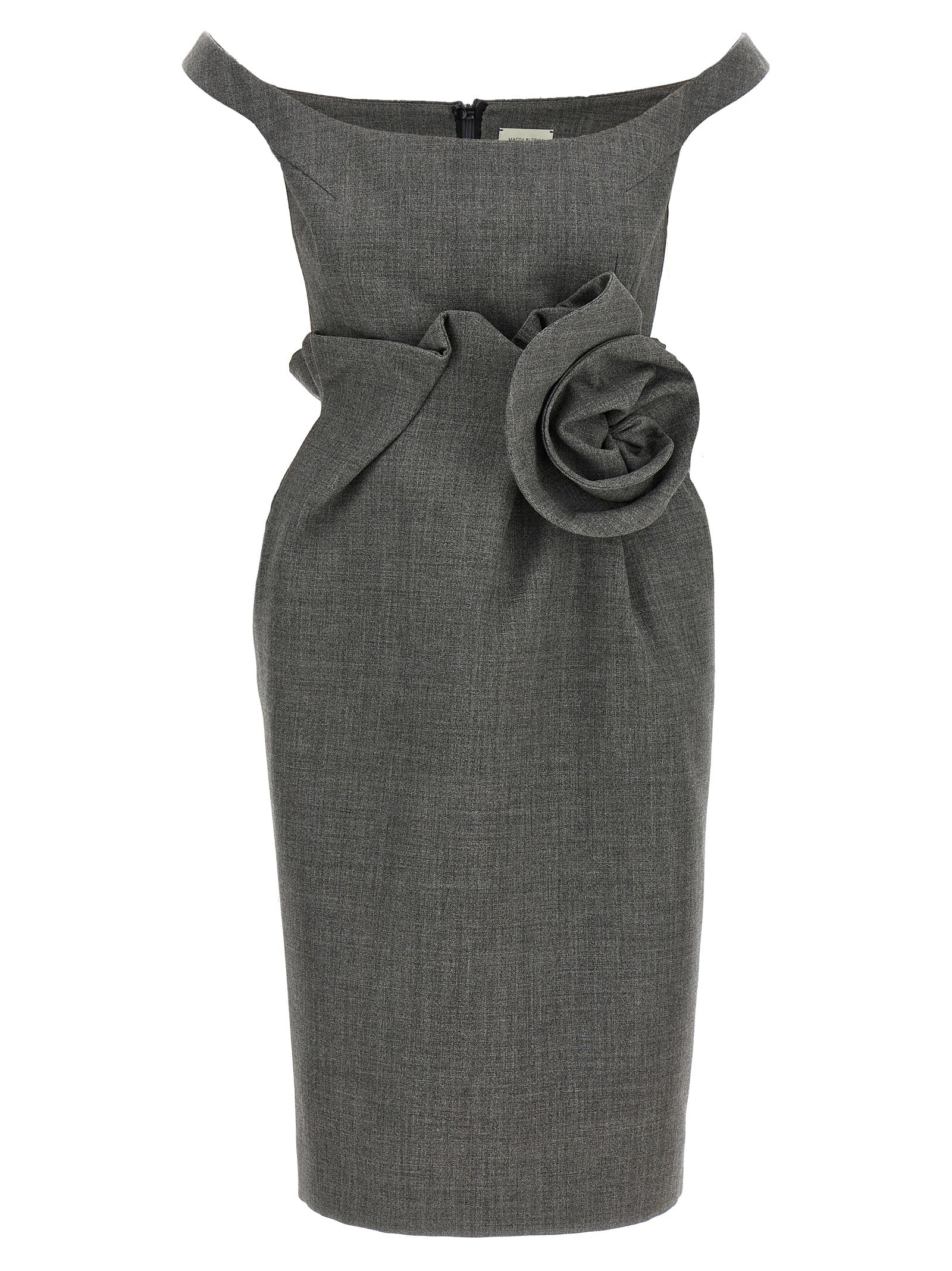 GANNI Ganni Wool Melange Sleeveless Dress