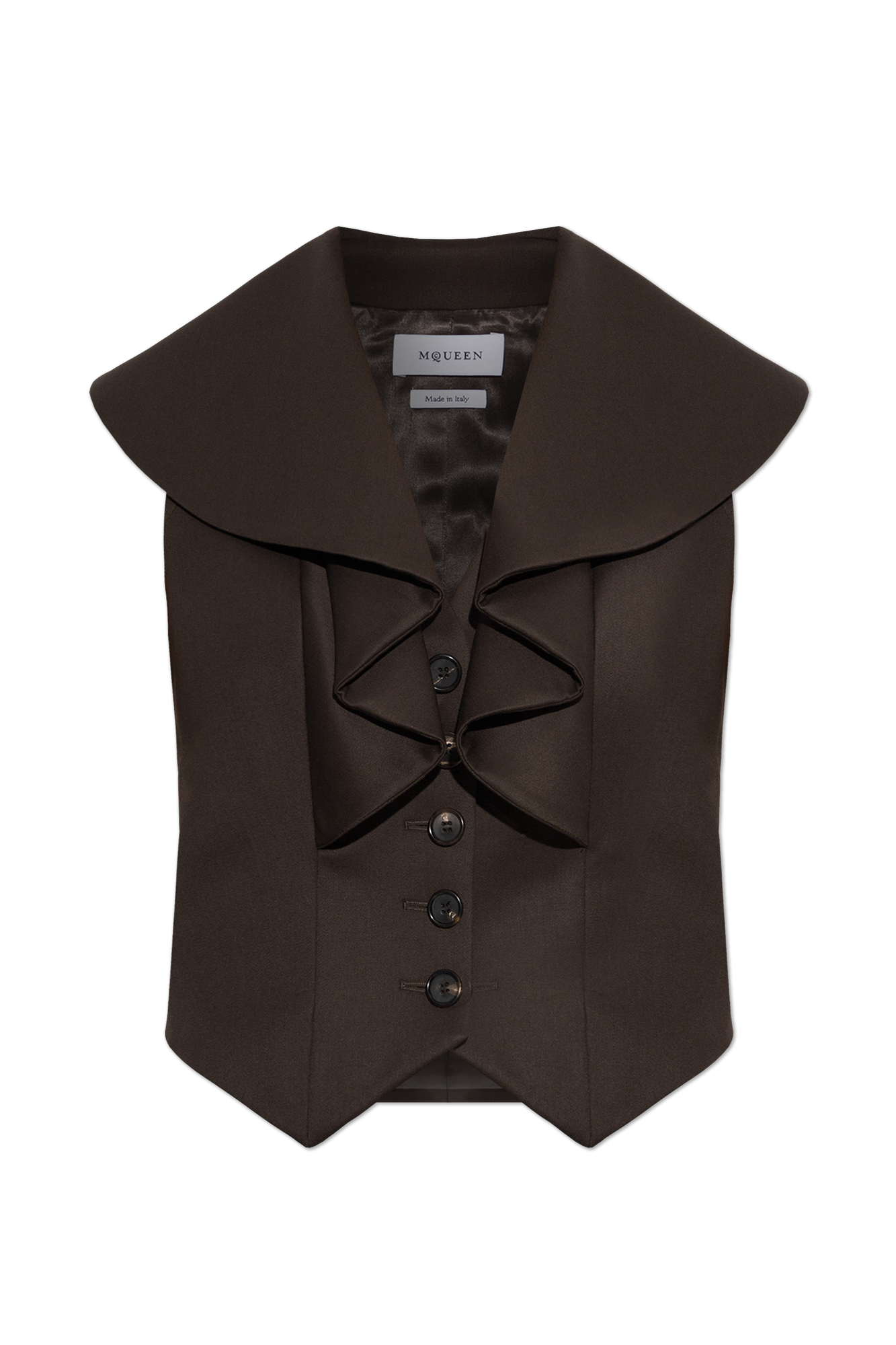 DOLCE & GABBANA wool-blend slim pants