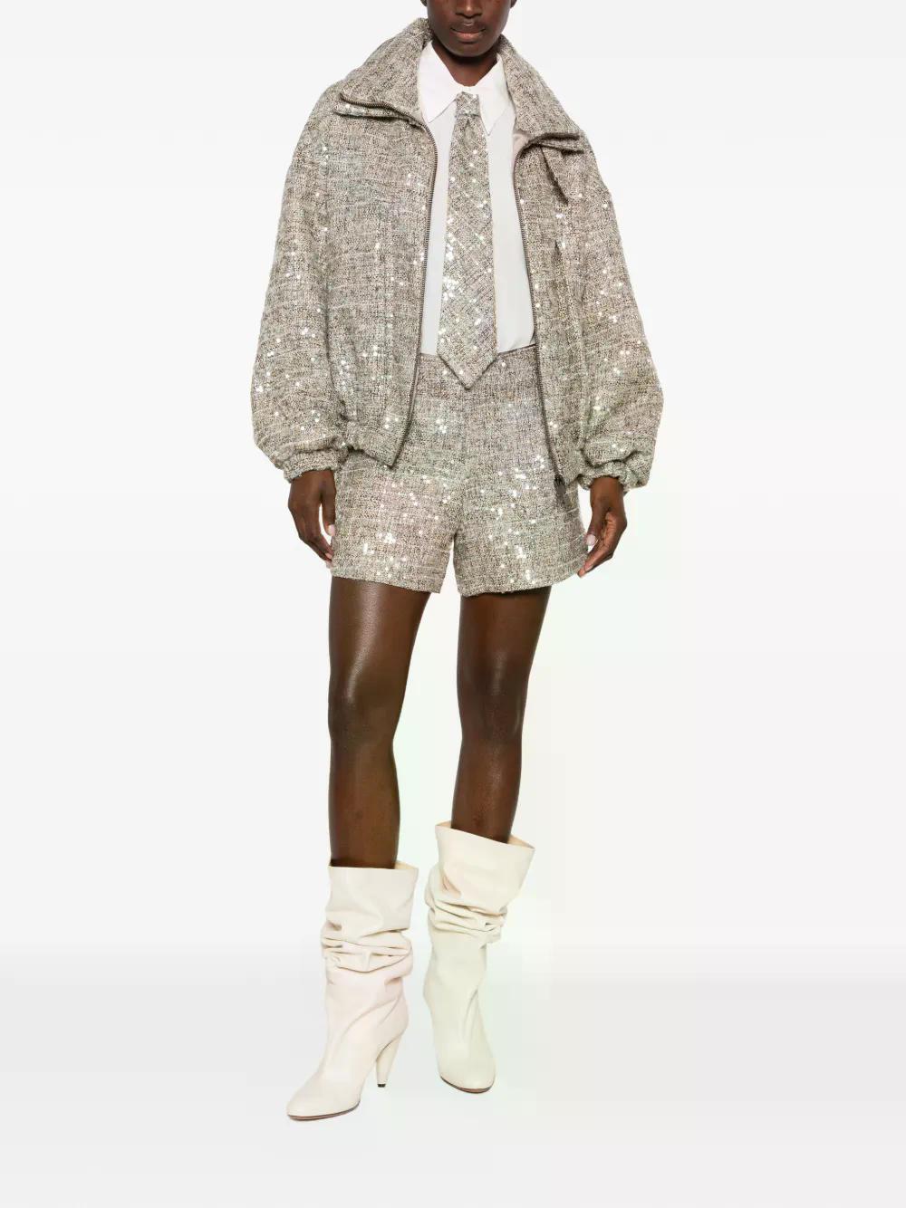 SIMONA CORSELLINI sequin-embellished shorts