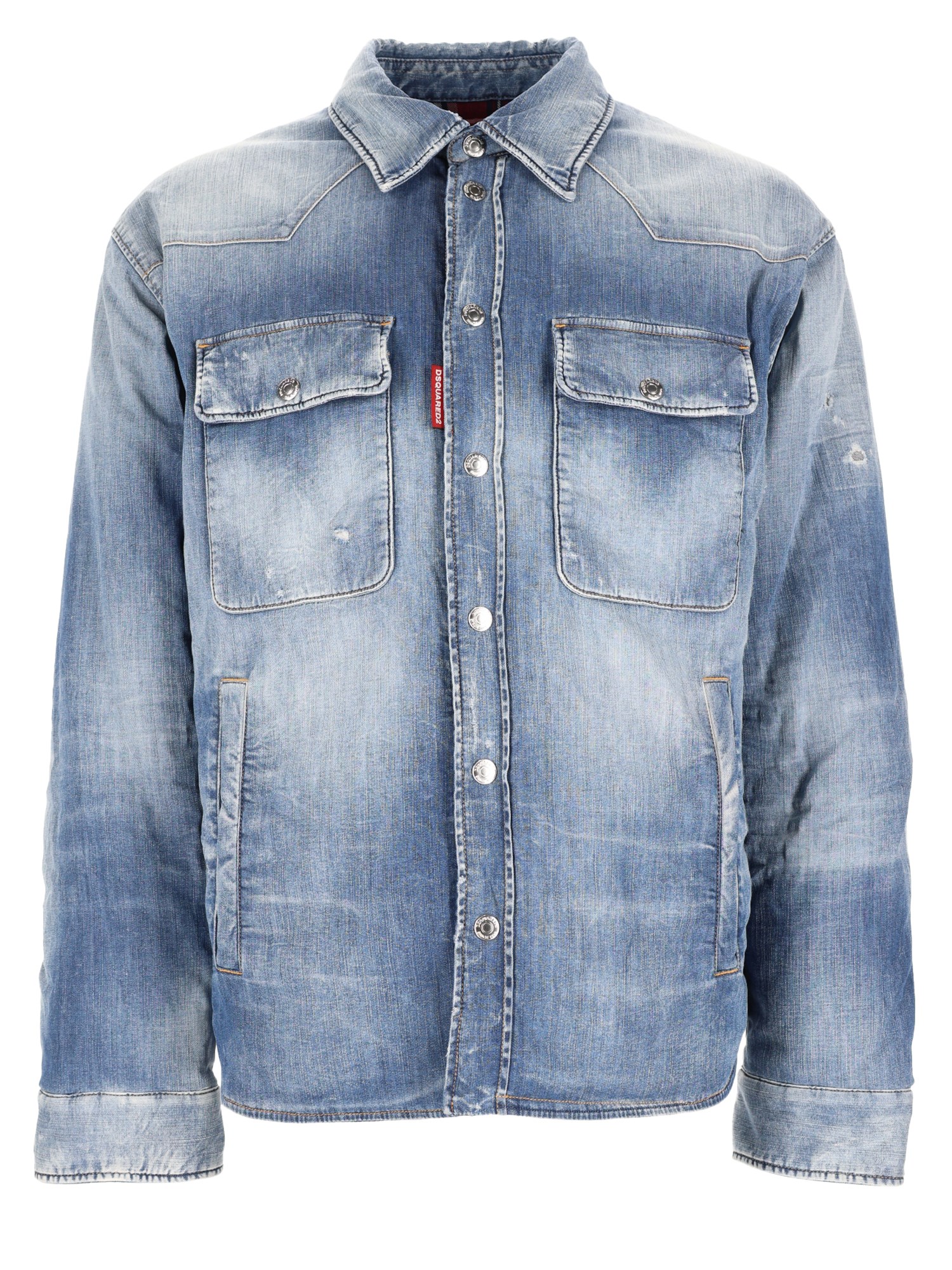 DSQUARED2 camicia in "medium perfecto puffy"