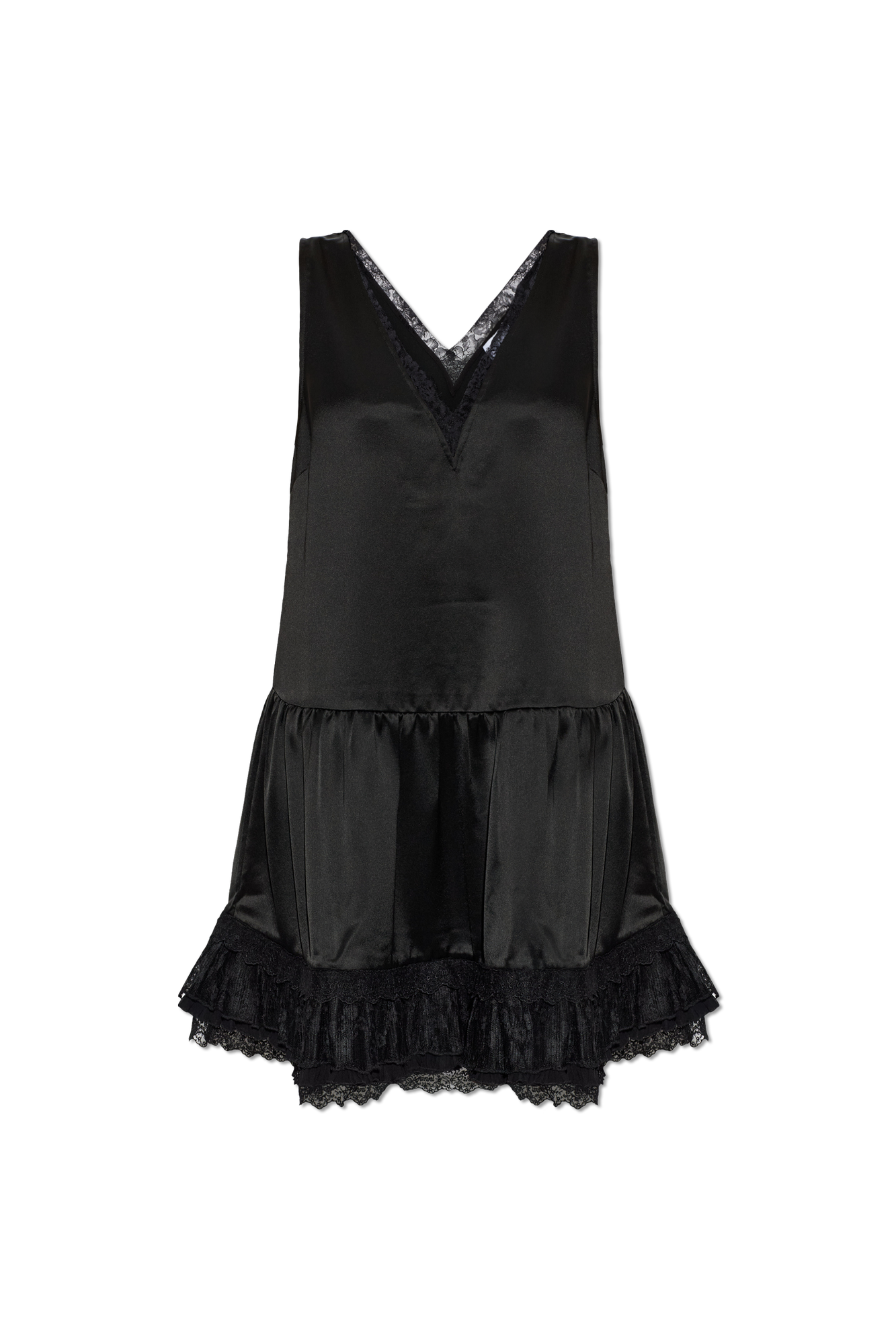 FREE PEOPLE Free People In This Groove Mini Slip Dress