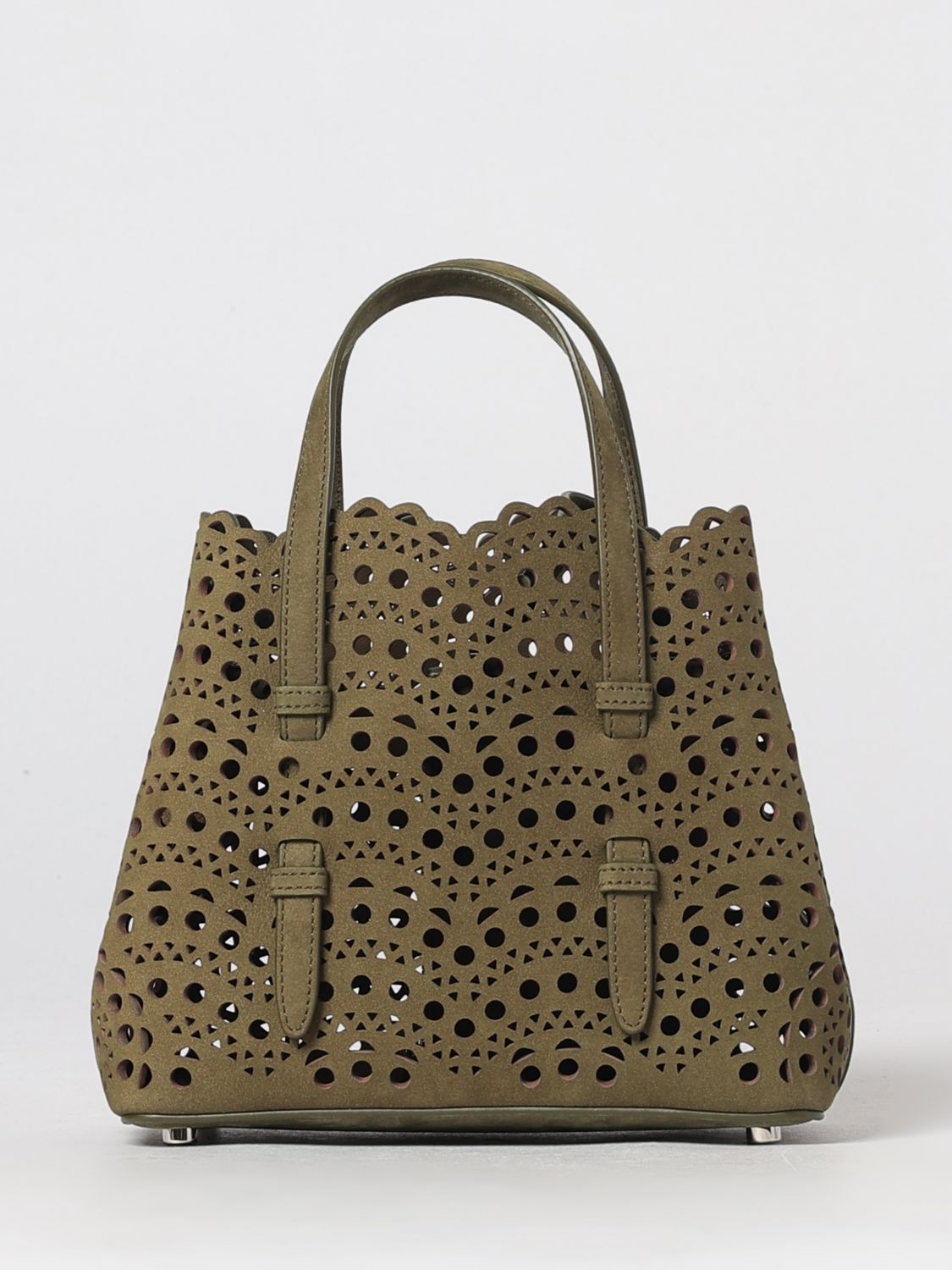 ALAÏA Alaia Metal Studded Tote Bag