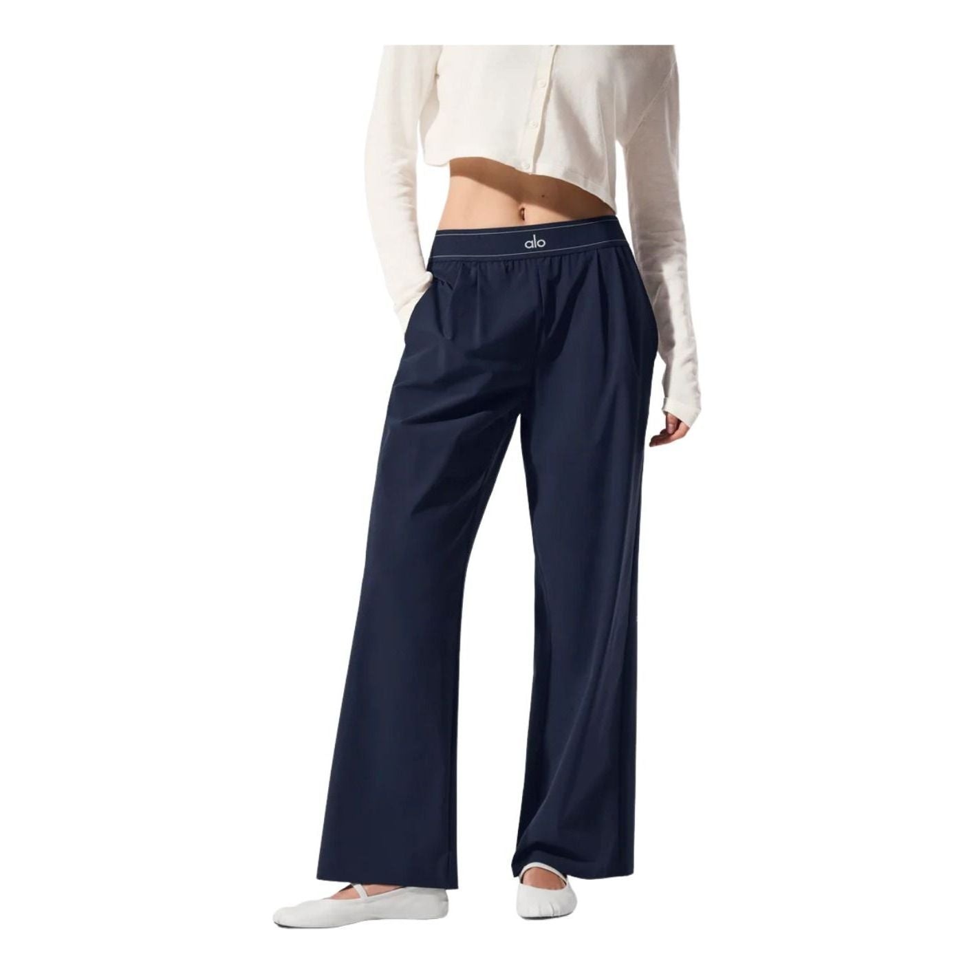ALO Navy Alo Trouser