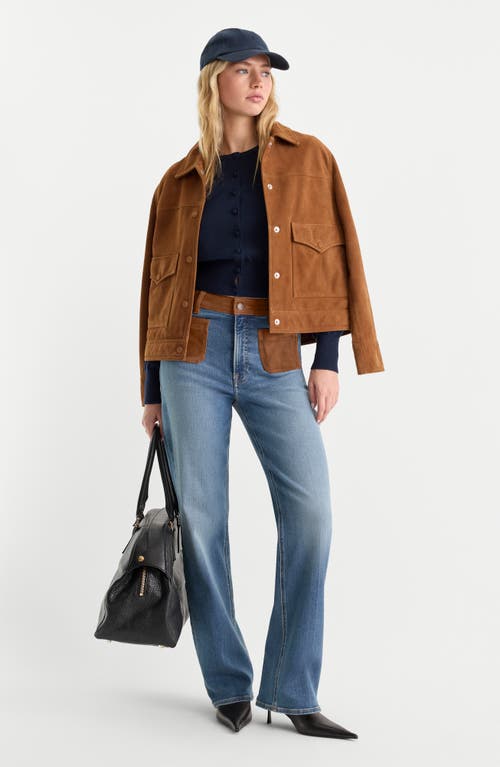 GOOD AMERICAN good petite high waist straight leg jeans