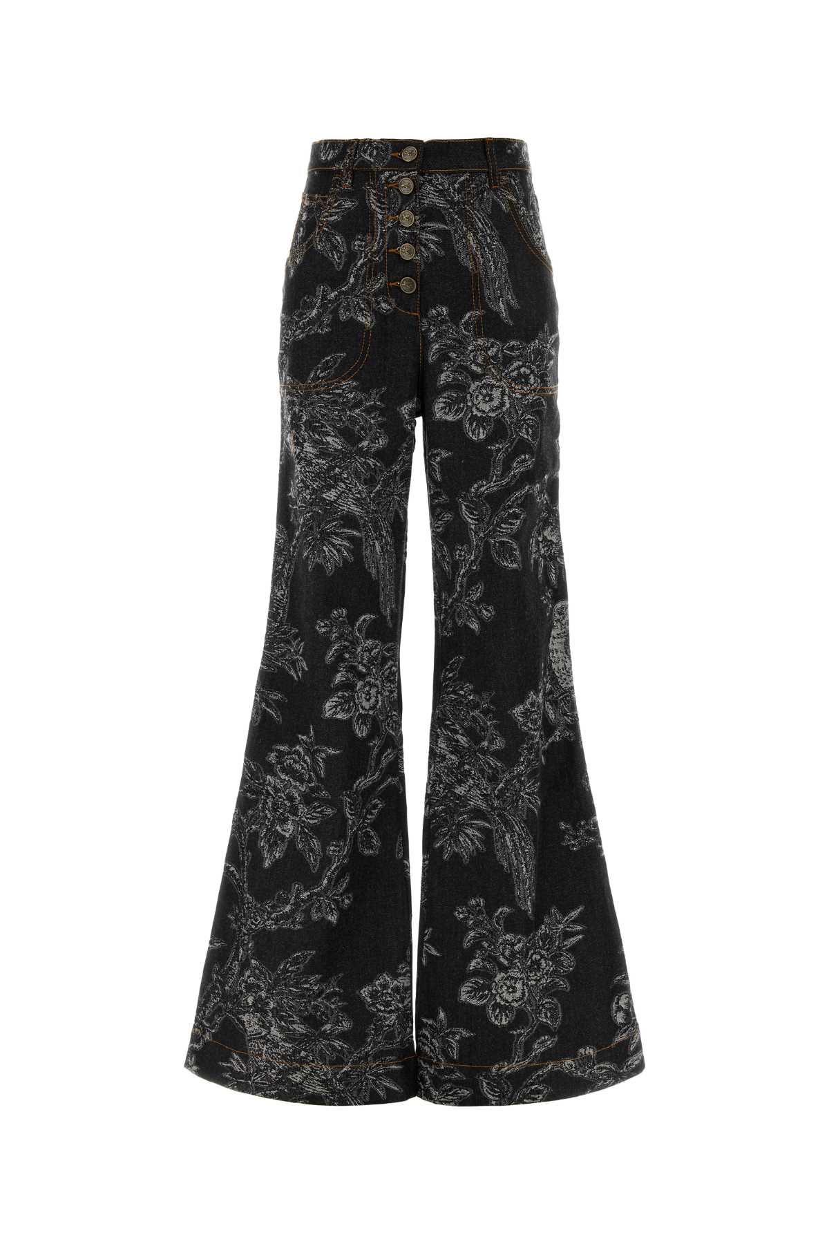 FREE PEOPLE Free People We The Free Printed Barrel Jeans