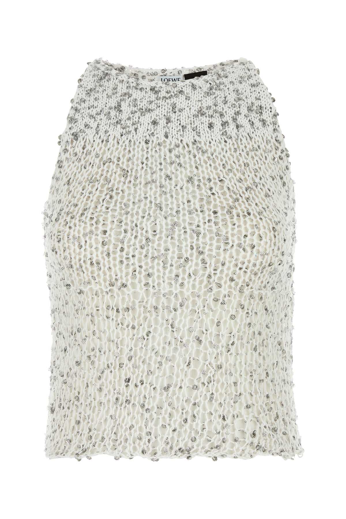 JIL SANDER Jil Sander Fringed Knit Halterneck Top