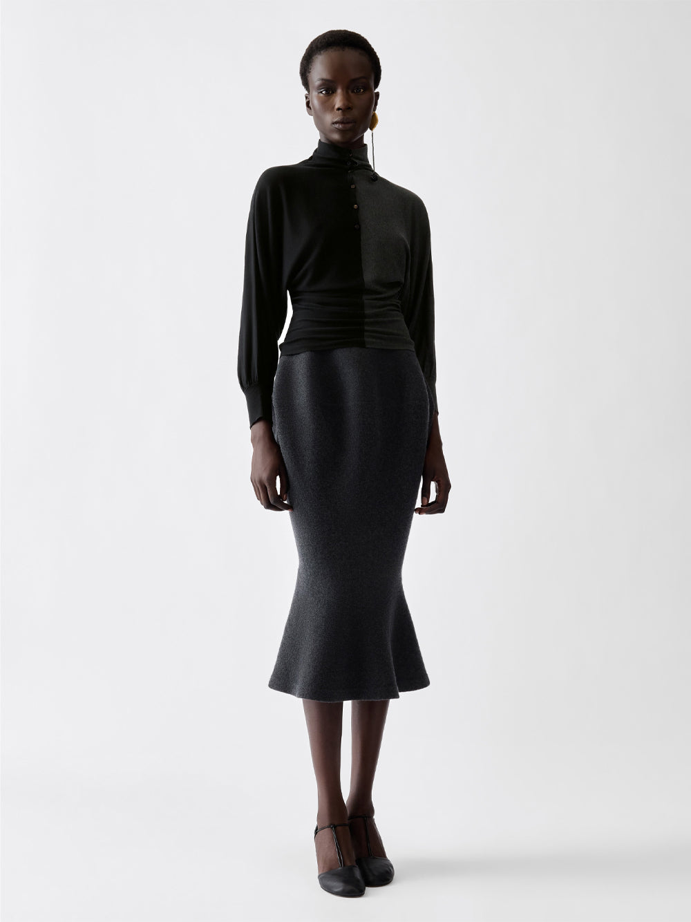 JACQUEMUS Jacquemus Women Le Polo Losange In Maglia Bicolore