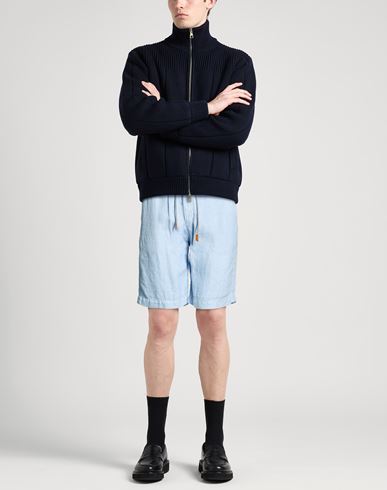 ELEVENTY man shorts & bermuda shorts sky blue size 31 cotton