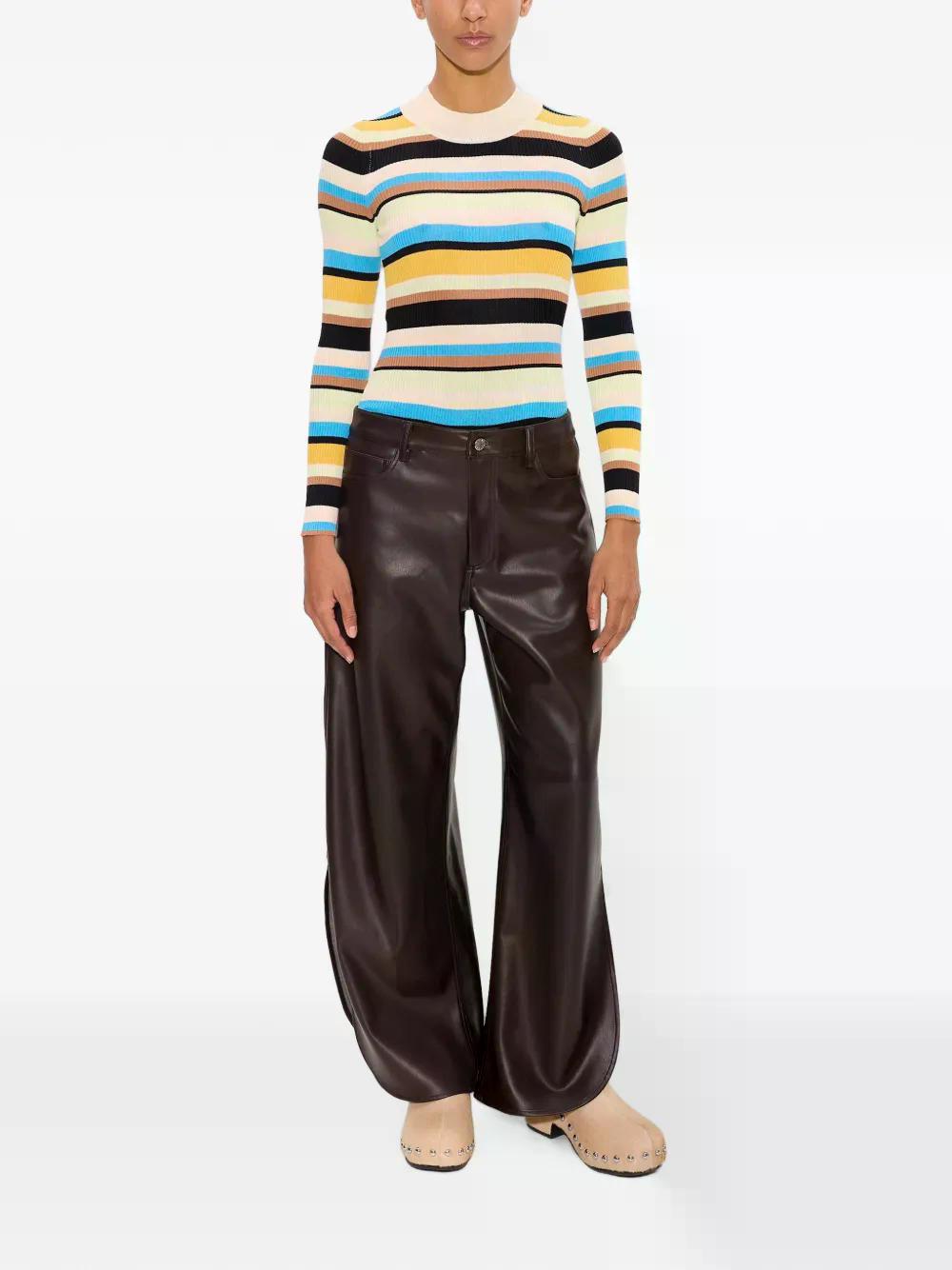 SIMONMILLER livia curved-hem trousers