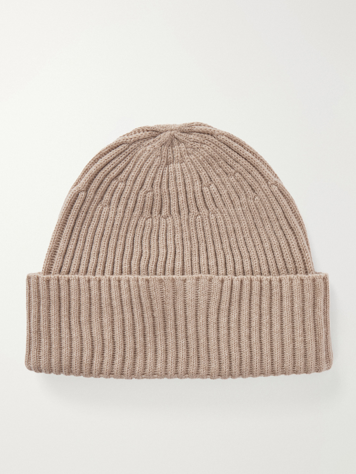 BRUNELLO CUCINELLI Brunello Cucinelli - Ribbed Cashmere Beanie - Men - Brown - S