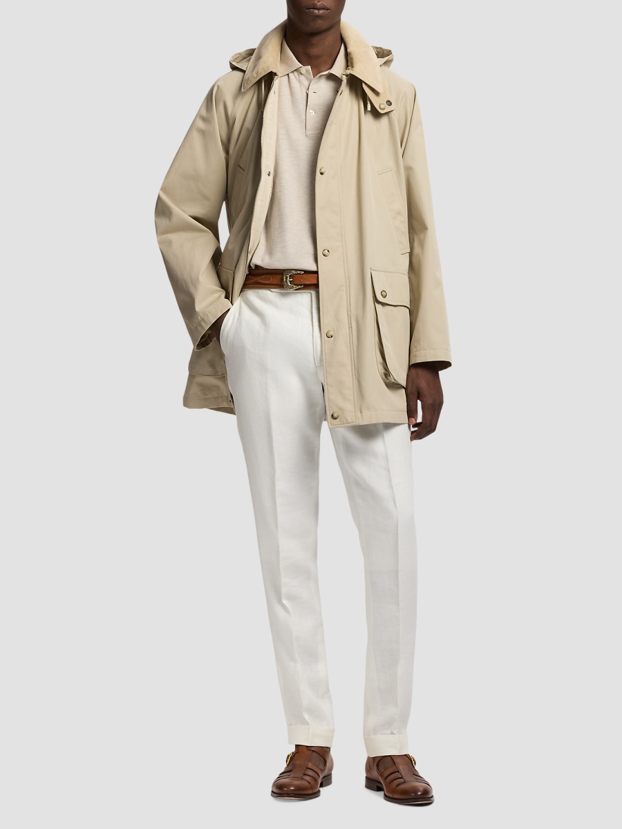 RALPH LAUREN PURPLE LABEL ventile-twill car coat