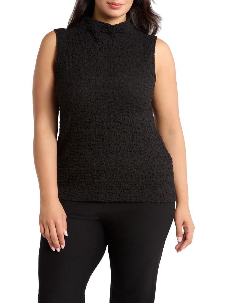 EILEEN FISHER Eileen Fisher Textured Organic Cotton Blend Tank