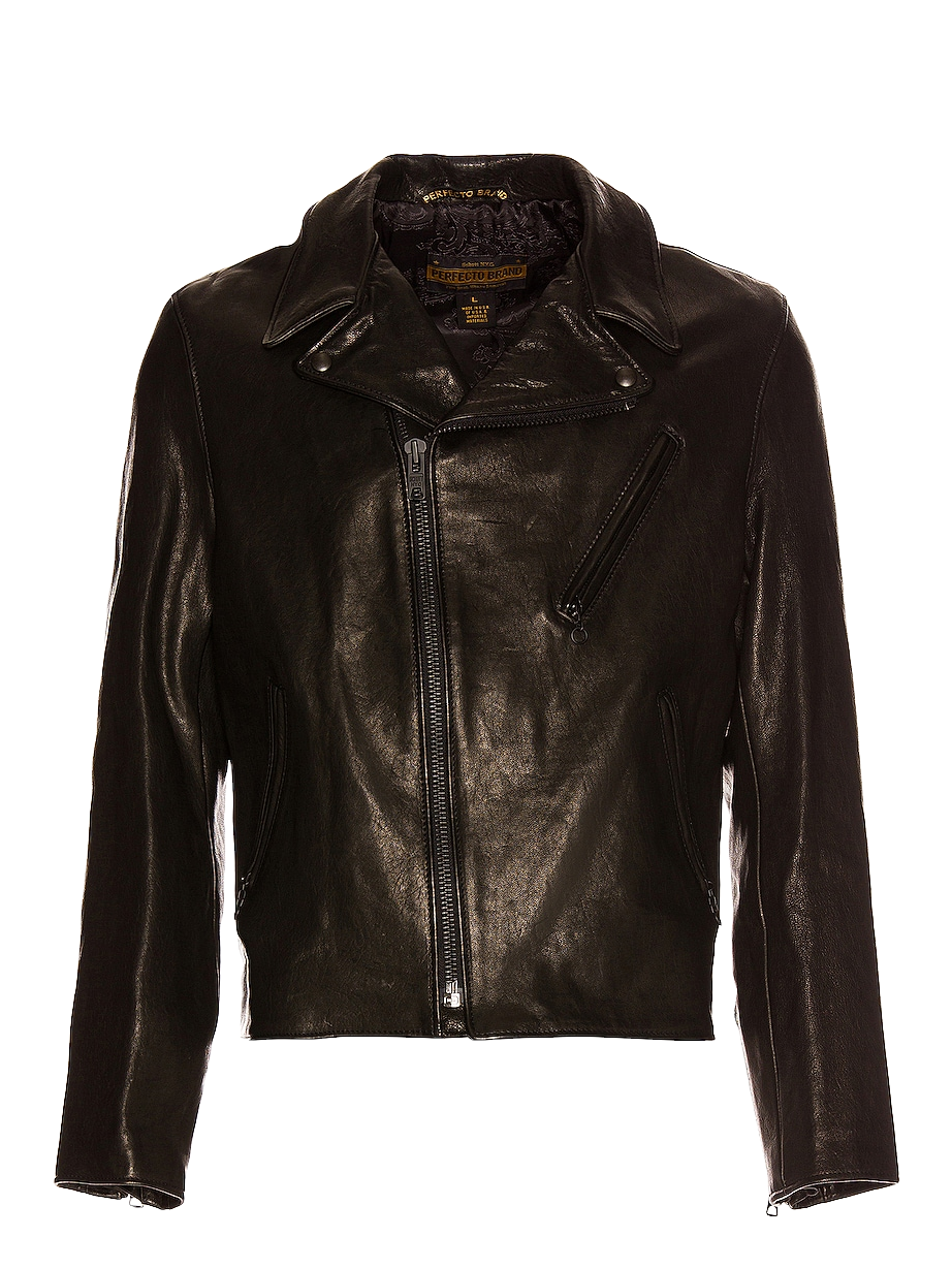 Supreme X Schott The Crow Perfecto Leather Jacket - Black