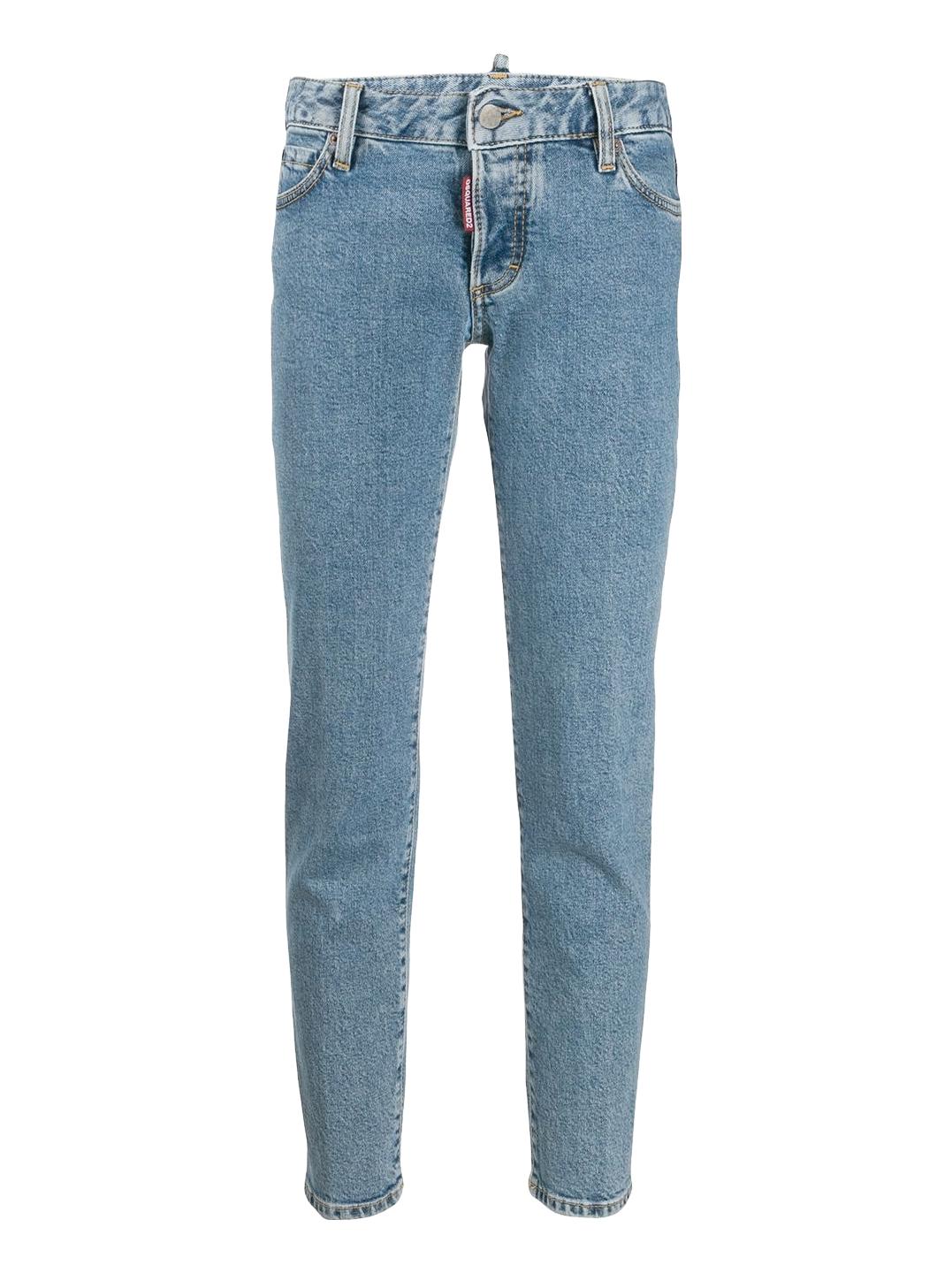 DSQUARED2 Maple Leaf Patch Slim-Fit Jeans