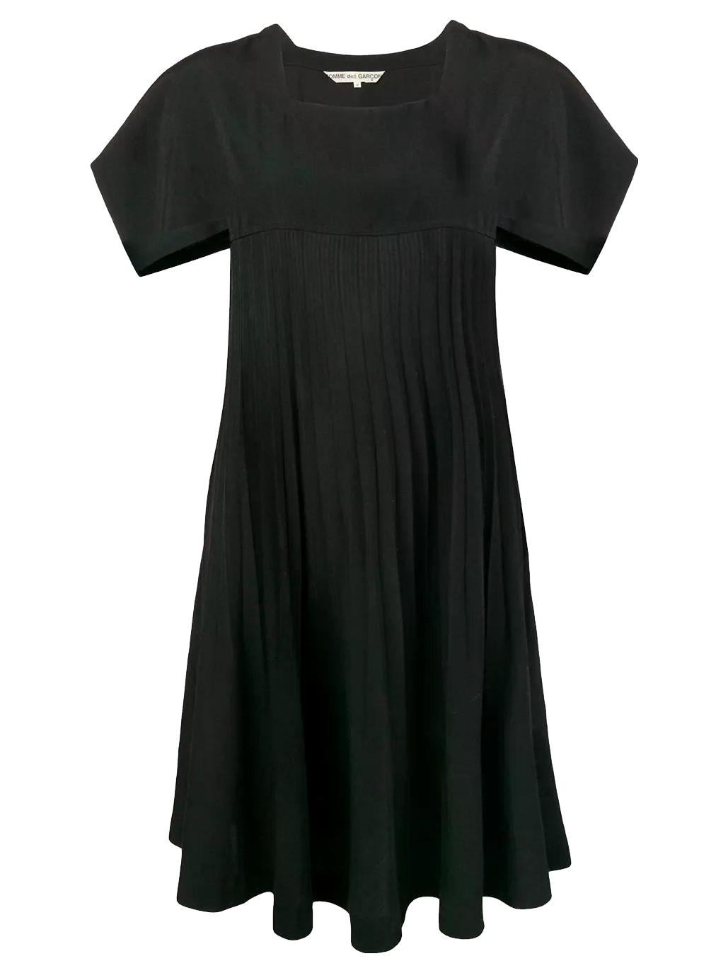 SANDRO Pleated Knit Mini Dress