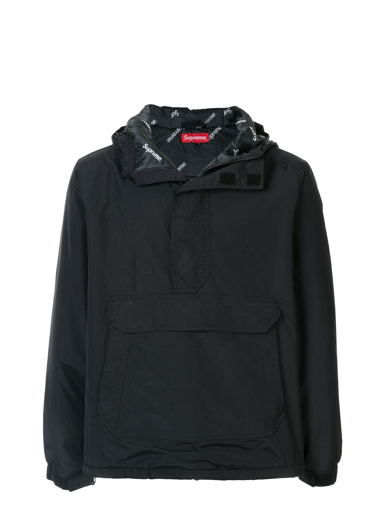 Supreme Polartec Hooded Sweatshirt - Black | Editorialist