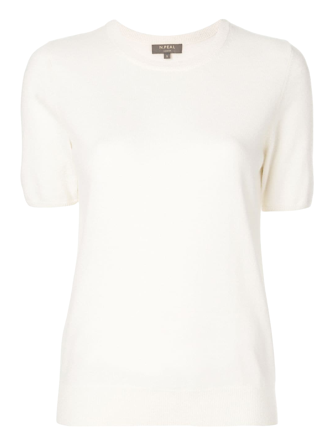 N.PEAL N.Peal Cashmere Round Neck T-Shirt