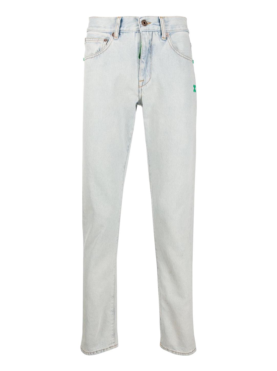 OFF-WHITE Off-White Cotton Slim-Fit Jeans