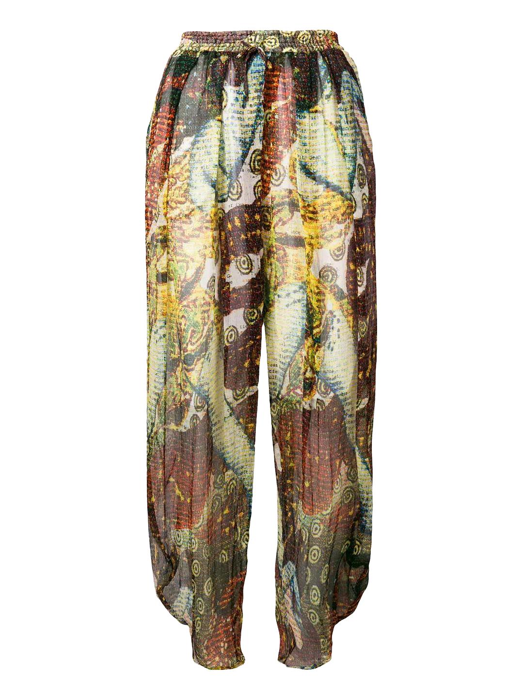 JEAN PAUL GAULTIER Tapered Sheer Trousers