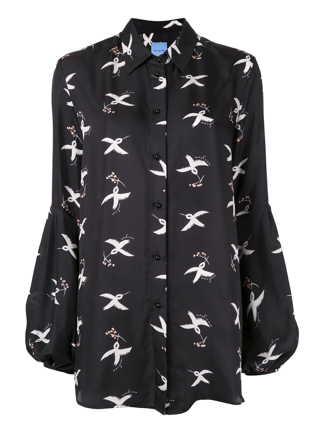 MOSCHINO Moschino Print Satin Shirt