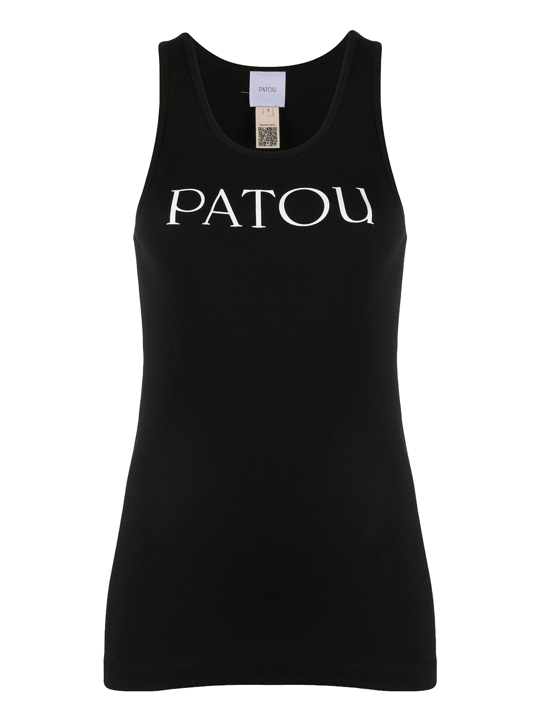 PATOU Logo-Print Jersey Tank Top