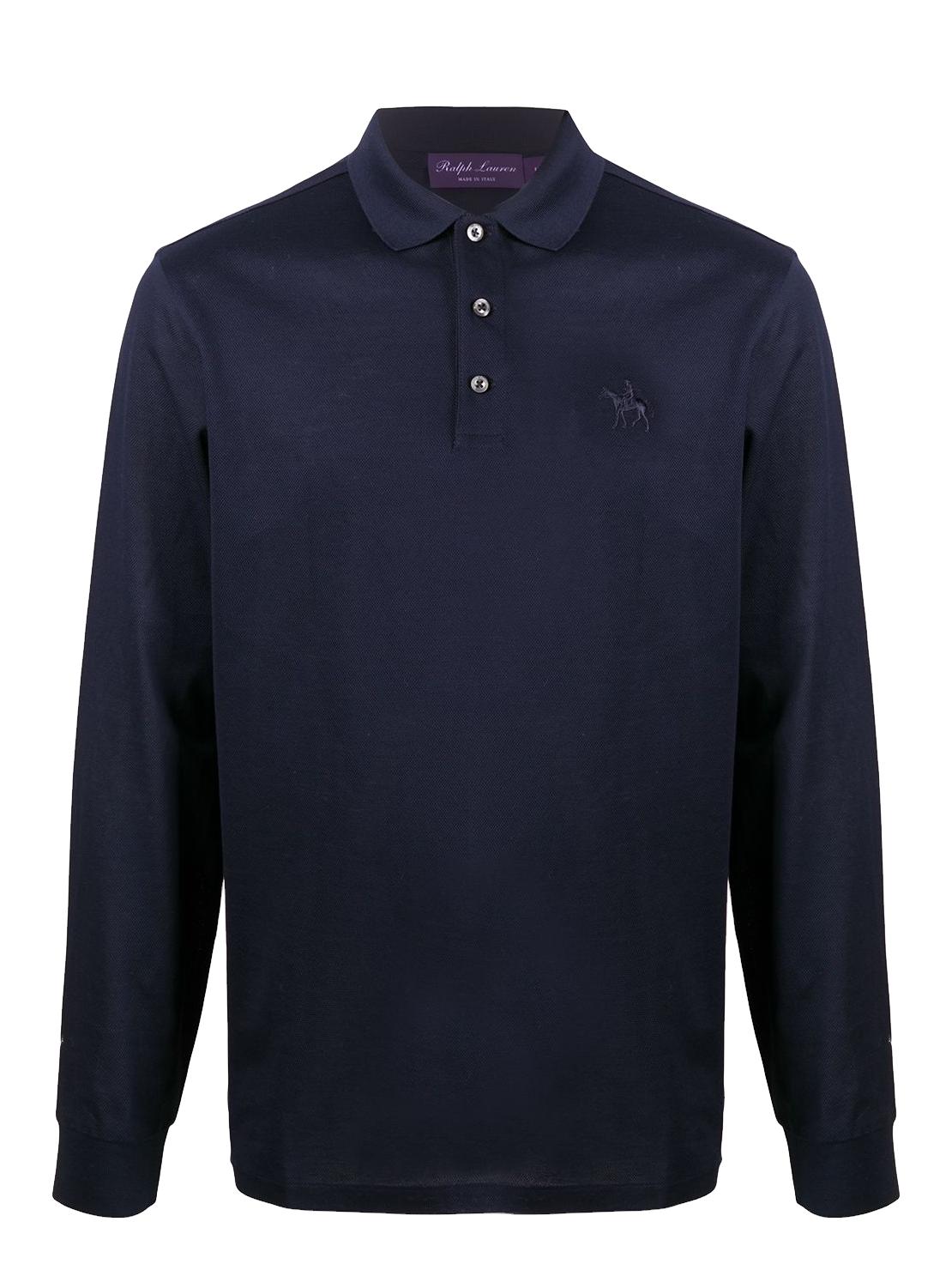 RALPH LAUREN PURPLE LABEL RALPH LAUREN PURPLE LABEL Long-Sleeved Polo Shirt
