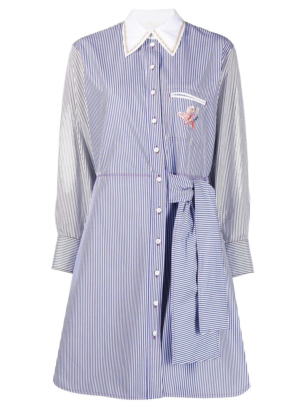 CHLOÉ Chloé Pinstripe Shirtdress