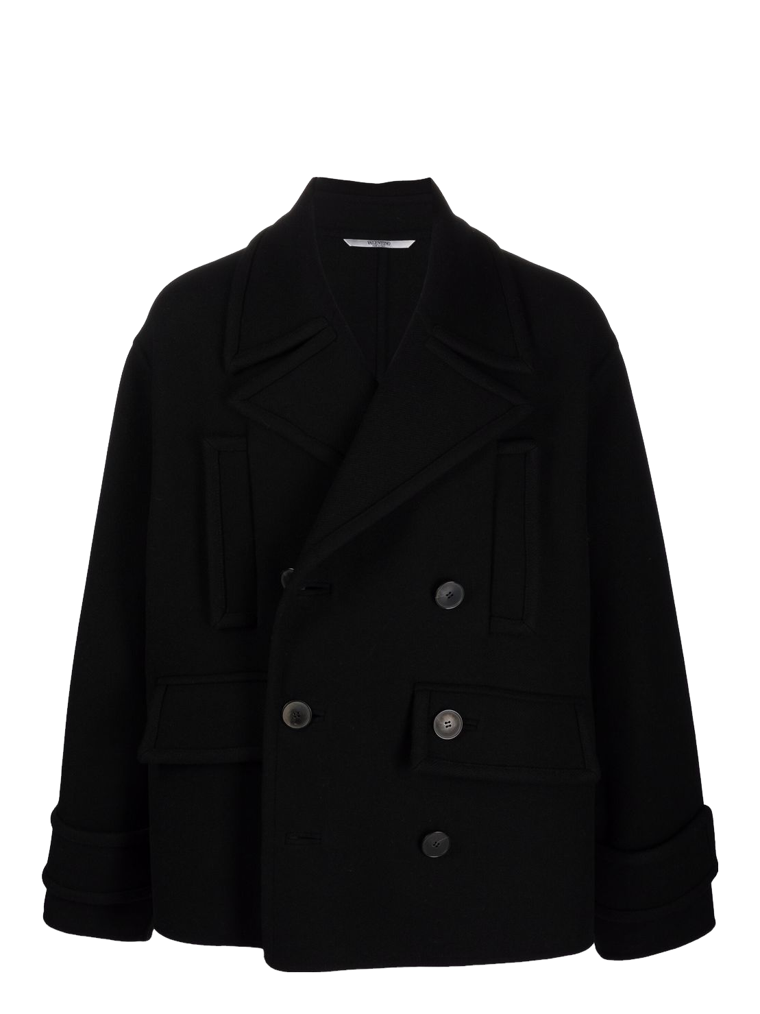 VALENTINO Valentino Garavani Double-Breasted Virgin Wool-Blend Coat