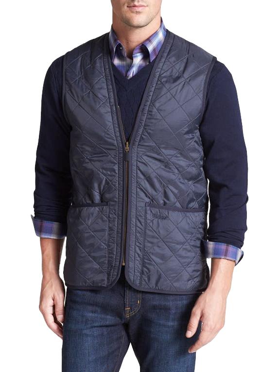 BARBOUR Barbour Polarquilt Relaxed Fit Zip-In Liner Waistcoat