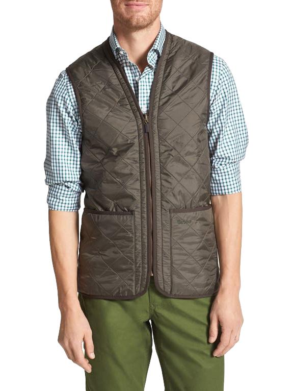 BARBOUR Barbour Polarquilt Relaxed Fit Zip-In Liner Waistcoat